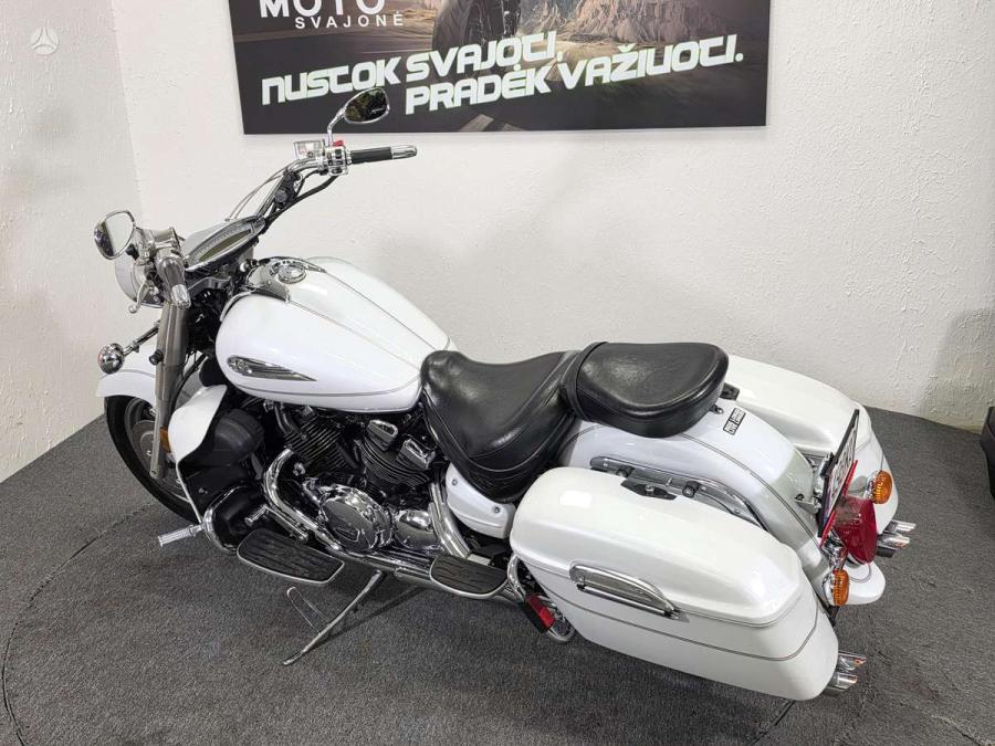 White Yamaha XVZ 2007 in Panevezys, with an engine capacity of 1.30 L and mileage of 24 thousand km for 4650 €, photo 10 on AUTOMOTO.COM.LV