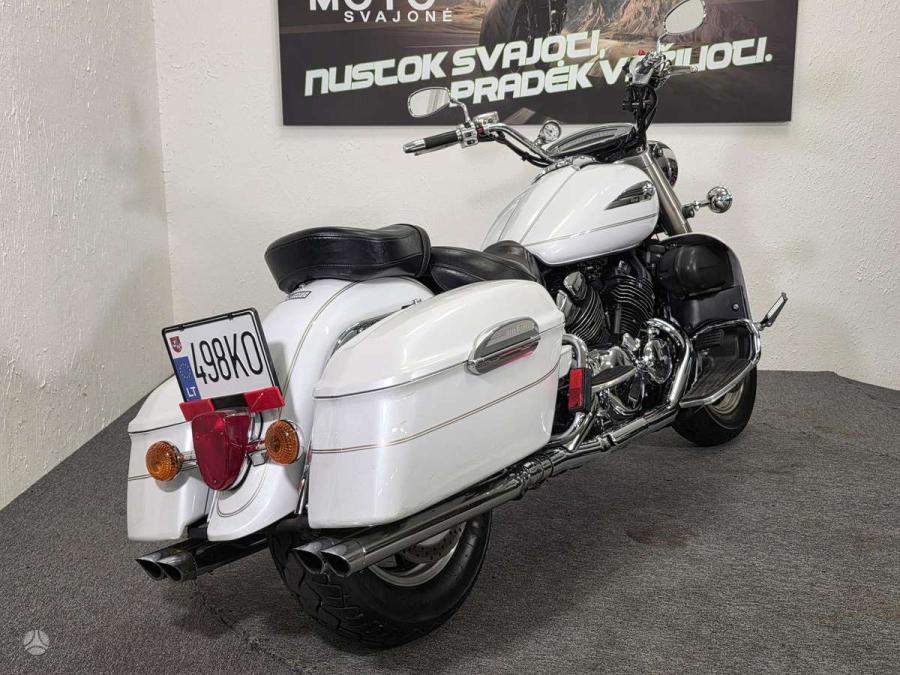 White Yamaha XVZ 2007 in Panevezys, with an engine capacity of 1.30 L and mileage of 24 thousand km for 4650 €, photo 13 on AUTOMOTO.COM.LV