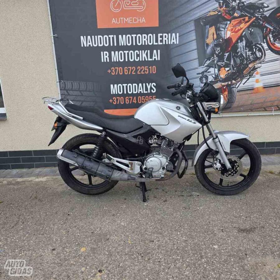 Grey Yamaha YBR 2011 in Panevezys, with an engine capacity of 0.13 L and mileage of 0 thousand km for 1350 €, photo 4 on AUTOMOTO.COM.LV