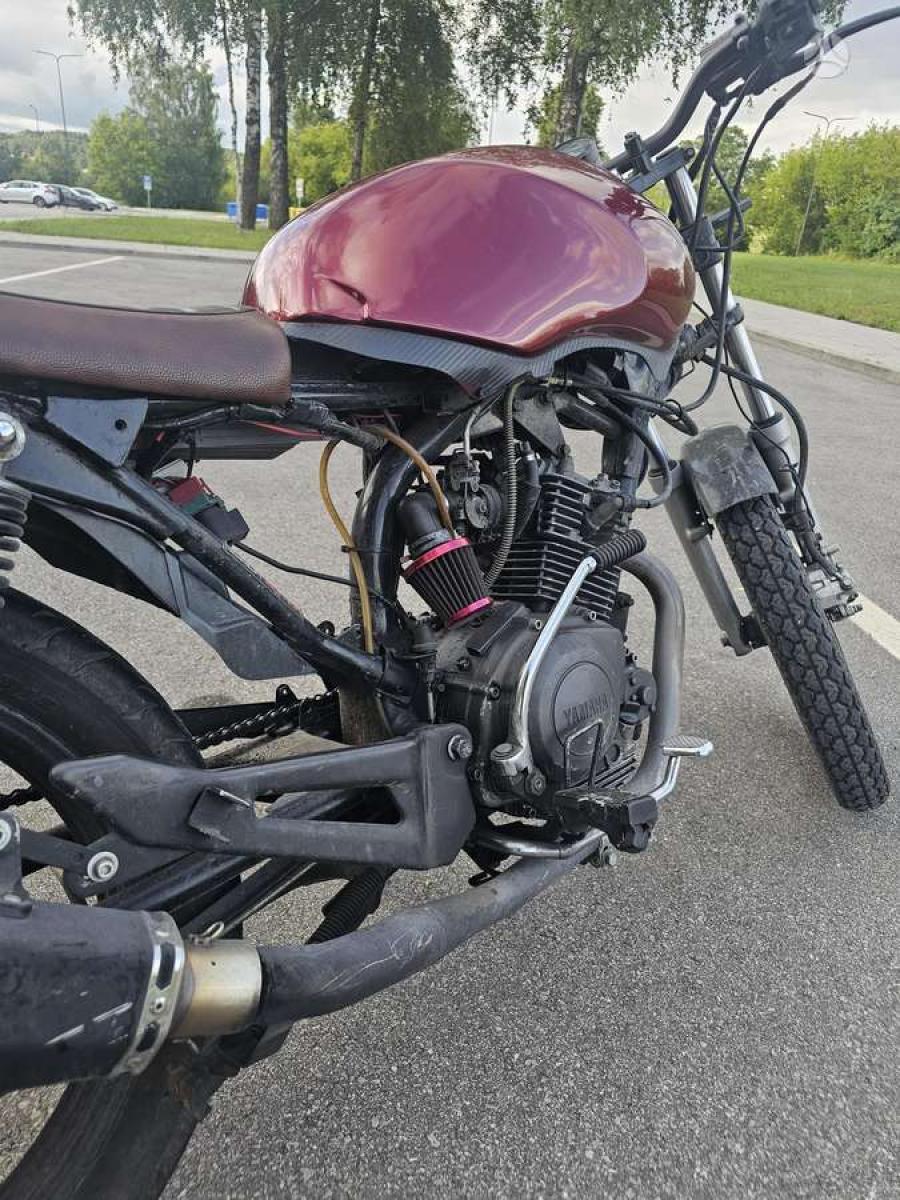 Red Yamaha YBR 2008 in Kaunas, with an engine capacity of 0.13 L and mileage of 61 thousand km for 1500 €, photo 9 on AUTOMOTO.COM.LV
