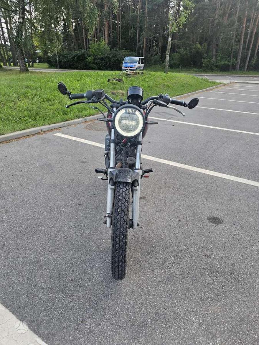 Red Yamaha YBR 2008 in Kaunas, with an engine capacity of 0.13 L and mileage of 61 thousand km for 1500 €, photo 10 on AUTOMOTO.COM.LV