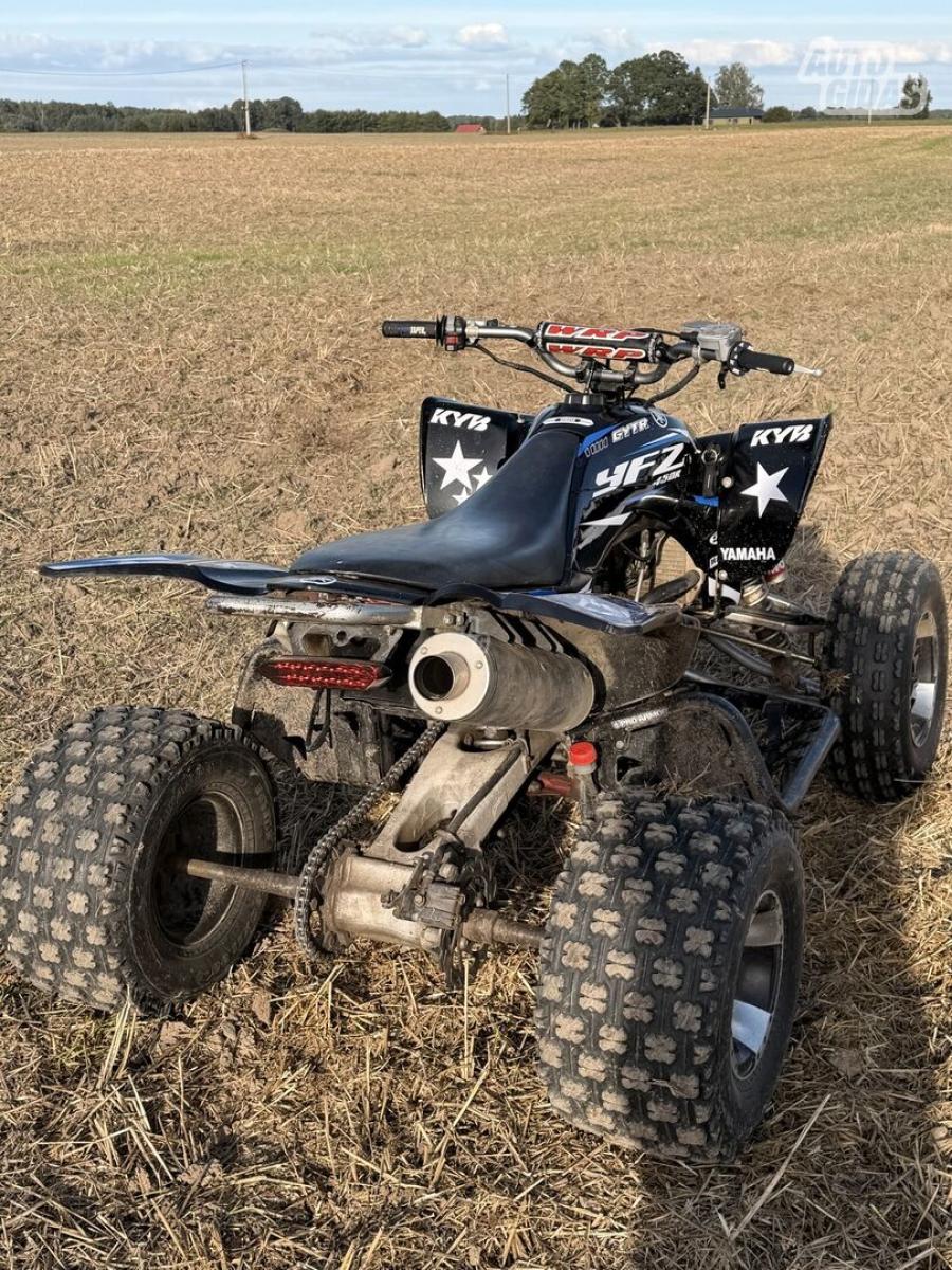 Black Yamaha YFZ 2006 in Kaunas, with an engine capacity of 0.45 L and mileage of 0 thousand km for 2800 €, photo 4 on AUTOMOTO.COM.LV
