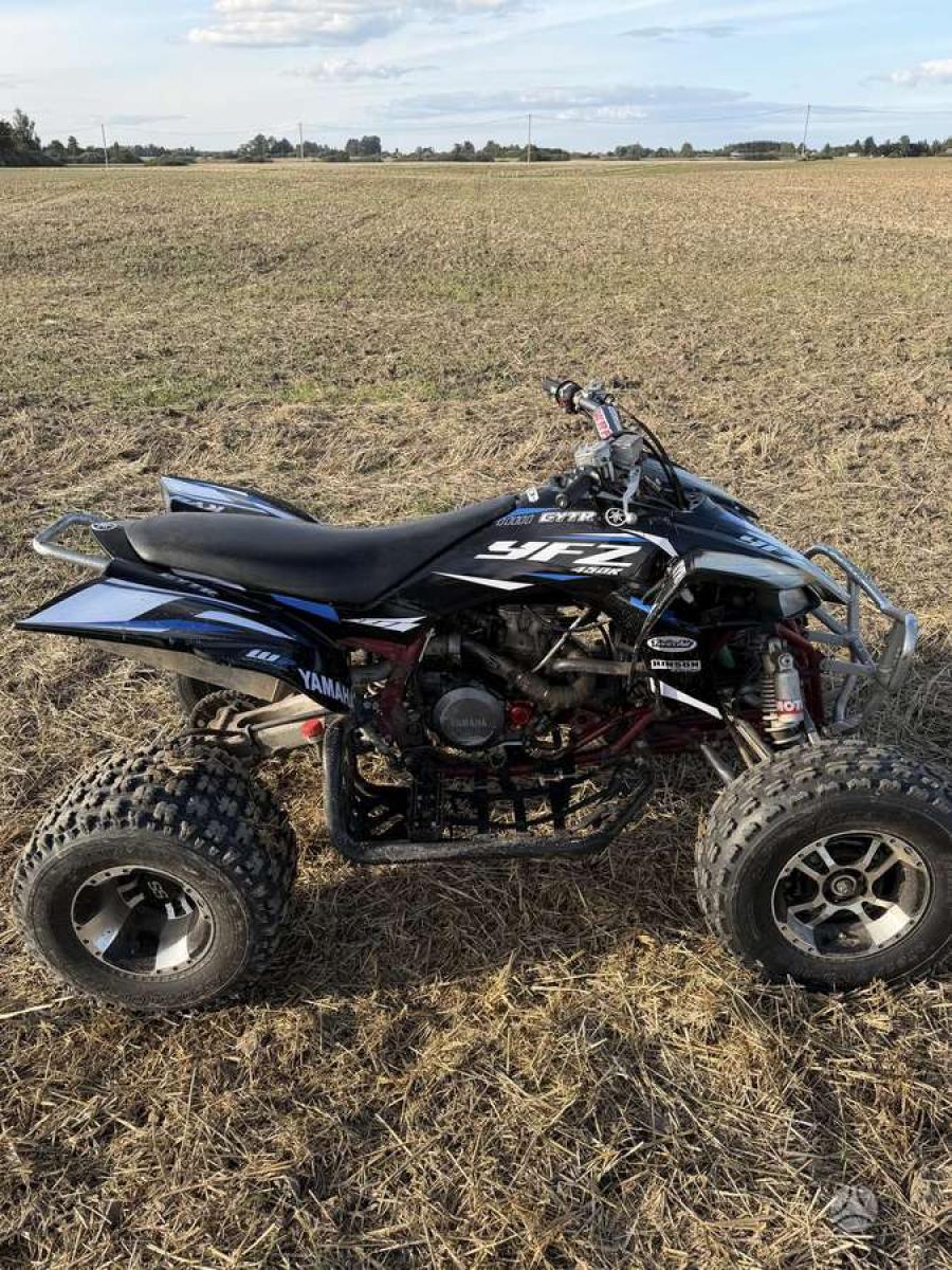 Black Yamaha YFZ 2006 in Kaunas, with an engine capacity of 0.45 L and mileage of 10 thousand km for 2800 €, photo 3 on AUTOMOTO.COM.LV