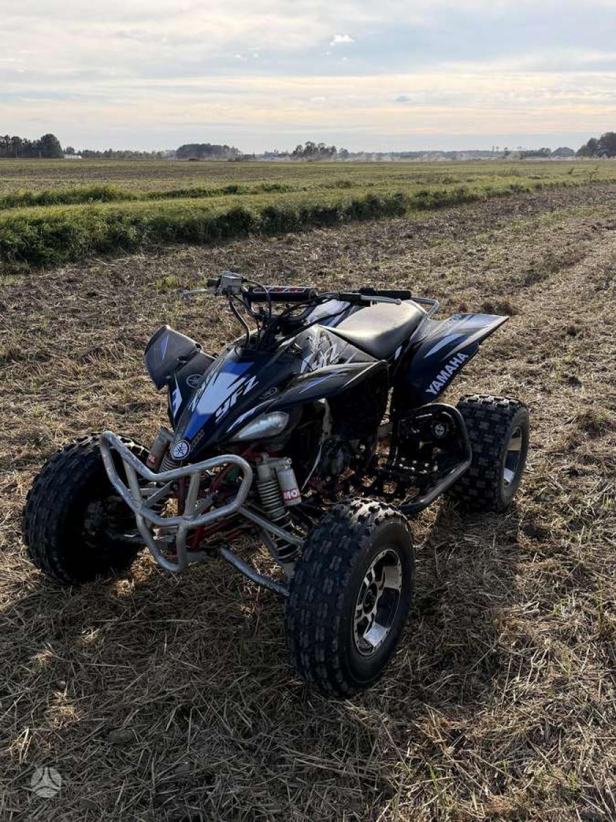 Black Yamaha YFZ 2006 in Kaunas, with an engine capacity of 0.45 L and mileage of 10 thousand km for 2800 €, photo 8 on AUTOMOTO.COM.LV