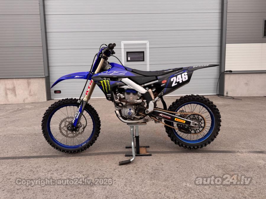 Zils Yamaha YZ 250F 2021 Tallina, ar dzinēja tilpumu 0.25 L un nobraukumu 127 tūkst. km par 3500 €, foto 1 vietnē AUTOMOTO.COM.LV