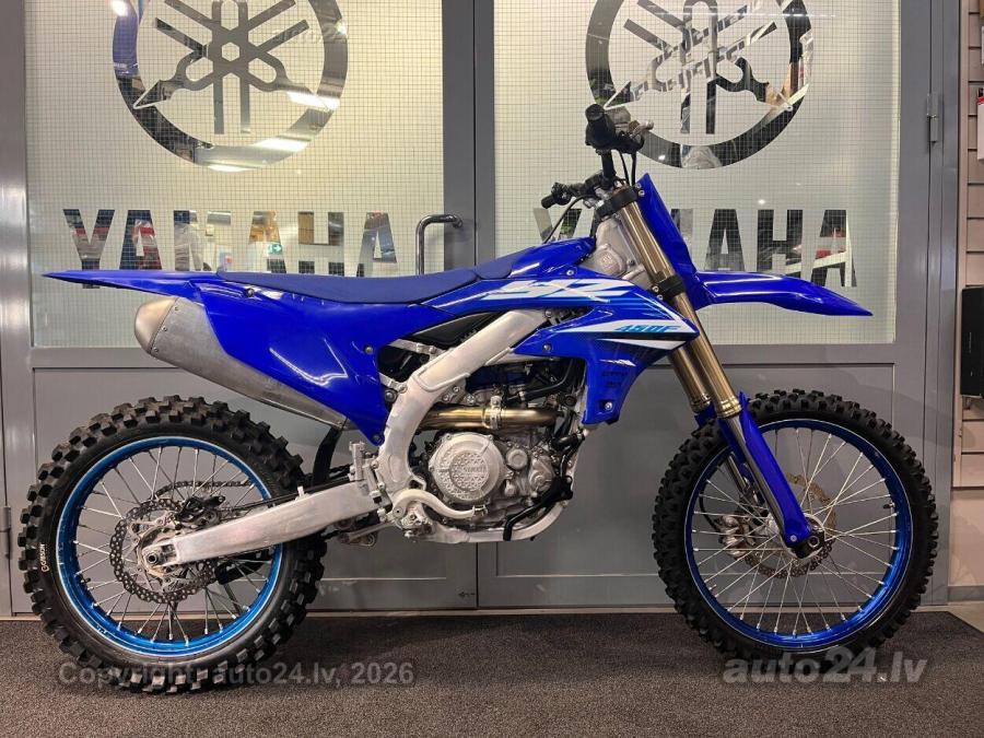 Blue Yamaha YZ 450F 2025 in Tallinn, with an engine capacity of 0.45 L and mileage of 36 thousand km for 5690 €, photo 1 on AUTOMOTO.COM.LV