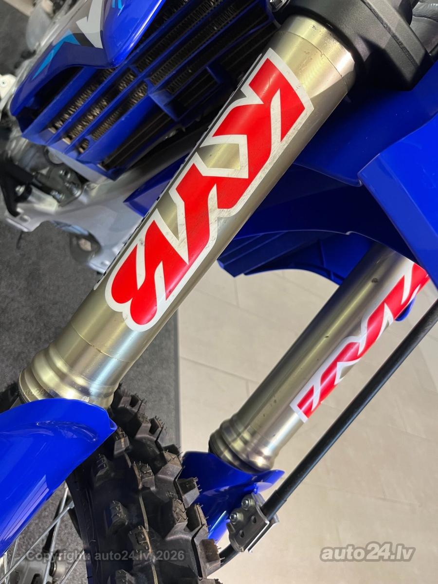 Blue Yamaha YZ 450F 2026 in Tallinn, with an engine capacity of 0.45 L and mileage of 0 thousand km for 6200 €, photo 8 on AUTOMOTO.COM.LV