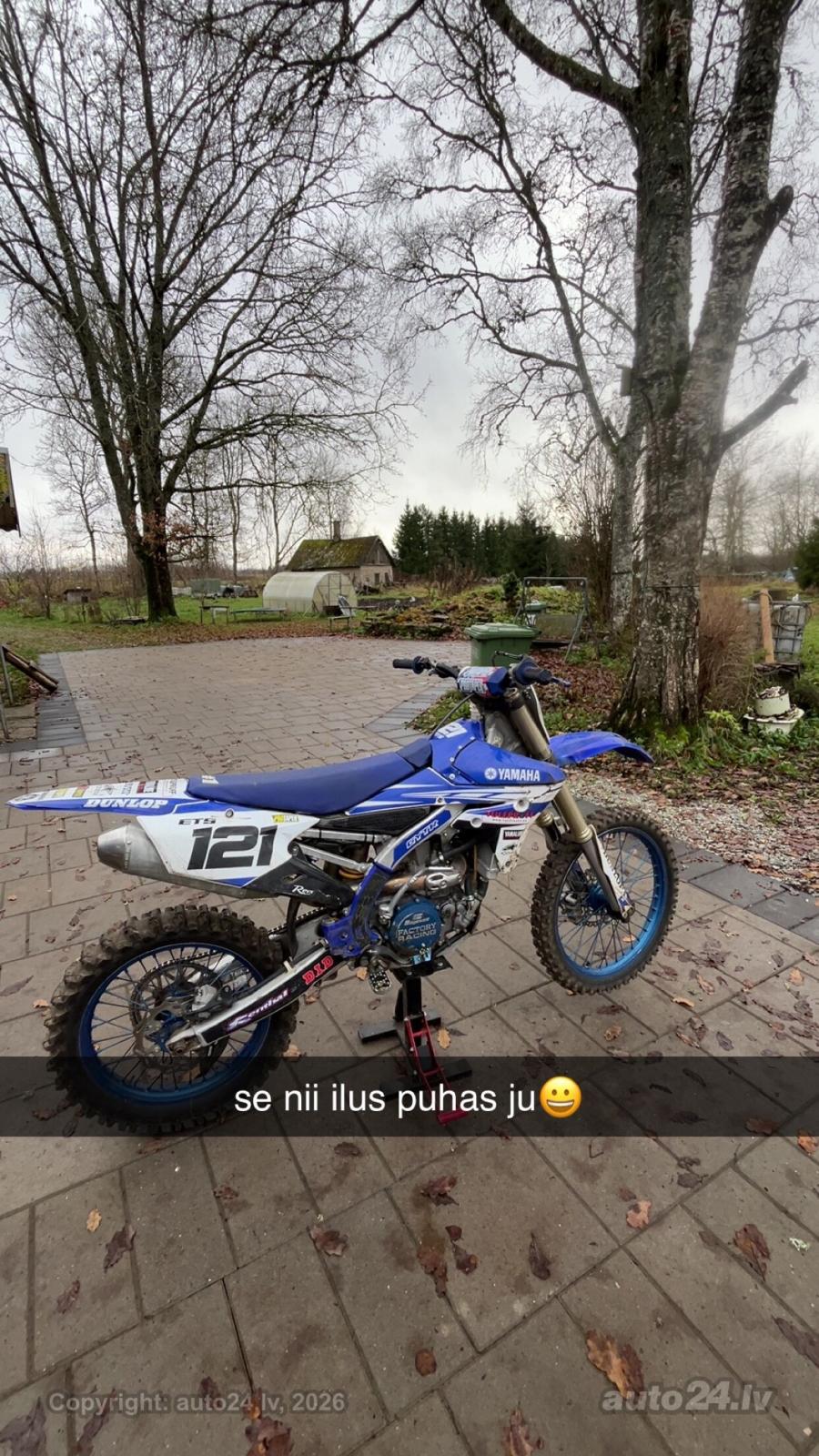 Ямаха YZ 450F 2017 в Таллин, объемом двигателя 0.00 л и пробегом 0 тыс. км за 2300 €, фото 4 на AUTOMOTO.COM.LV