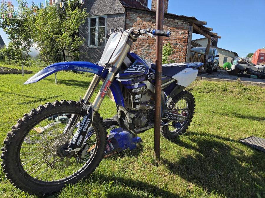 Blue Yamaha YZ 2014 in Vilkaviskis, with an engine capacity of 0.45 L and mileage of 0 thousand km for 2400 €, photo 3 on AUTOMOTO.COM.LV