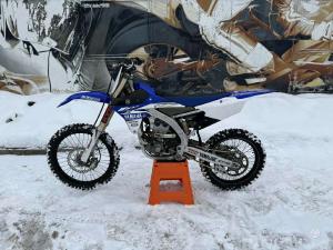 Zils Yamaha YZ 2017 Kauņa, ar dzinēja tilpumu 0.25 L un nobraukumu 120 tūkst. km par 2550 €, foto  vietnē AUTOMOTO.COM.LV