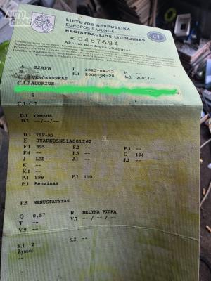 Черный Ямаха YZF 2001 в Алитус, объемом двигателя 1.00 л и пробегом 33 тыс. км за 2000 €, фото 16 на AUTOMOTO.COM.LV