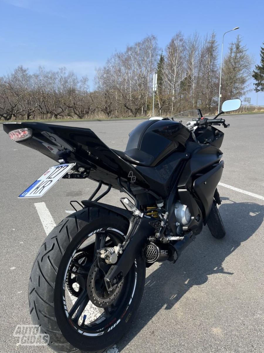 Black Yamaha YZF 2008 in Kaisiadorys, with an engine capacity of 0.13 L and mileage of 0 thousand km for 1900 €, photo 4 on AUTOMOTO.COM.LV