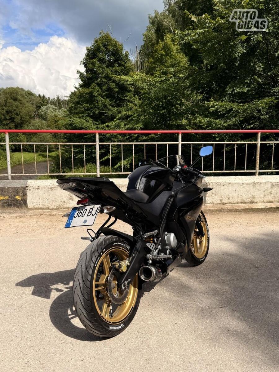 Black Yamaha YZF 2011 in Kretinga, with an engine capacity of 0.13 L and mileage of 39 thousand km for 2250 €, photo 10 on AUTOMOTO.COM.LV