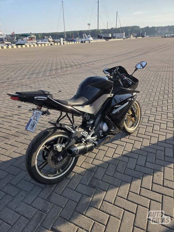 Melns Yamaha YZF 2012 Klaipėda, ar dzinēja tilpumu 0.13 L un nobraukumu 46 tūkst. km par 1800 €, foto 1 vietnē AUTOMOTO.COM.LV