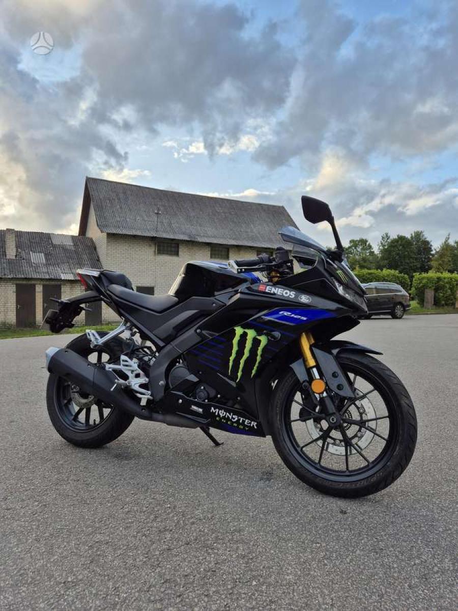 Melns Yamaha YZF 2020 Raseiniai, ar dzinēja tilpumu 0.13 L un nobraukumu 10 tūkst. km par 3500 €, foto 7 vietnē AUTOMOTO.COM.LV