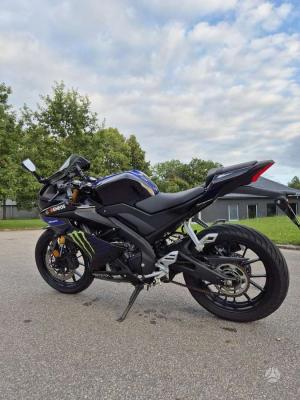 Melns Yamaha YZF 2020 Raseiniai, ar dzinēja tilpumu 0.13 L un nobraukumu 10 tūkst. km par 3500 €, foto 13 vietnē AUTOMOTO.COM.LV