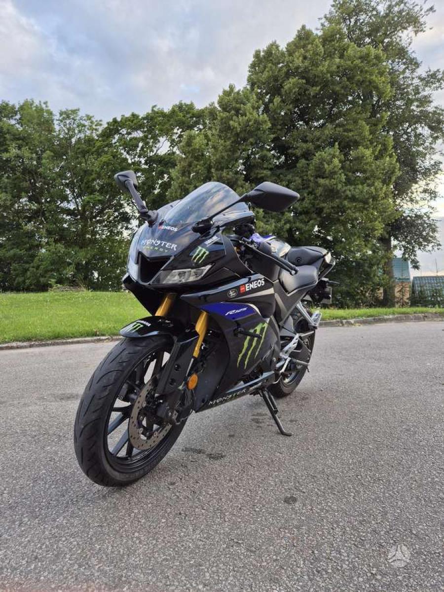 Melns Yamaha YZF 2020 Raseiniai, ar dzinēja tilpumu 0.13 L un nobraukumu 10 tūkst. km par 3500 €, foto 15 vietnē AUTOMOTO.COM.LV
