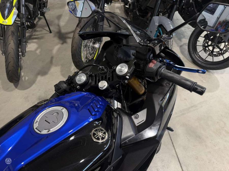 Black Yamaha YZF 2020 in Siauliai, with an engine capacity of 0.13 L and mileage of 18 thousand km for 3300 €, photo 13 on AUTOMOTO.COM.LV