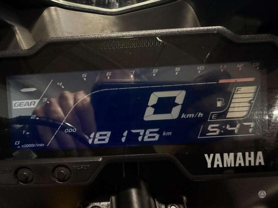 Black Yamaha YZF 2020 in Siauliai, with an engine capacity of 0.13 L and mileage of 18 thousand km for 3300 €, photo 18 on AUTOMOTO.COM.LV