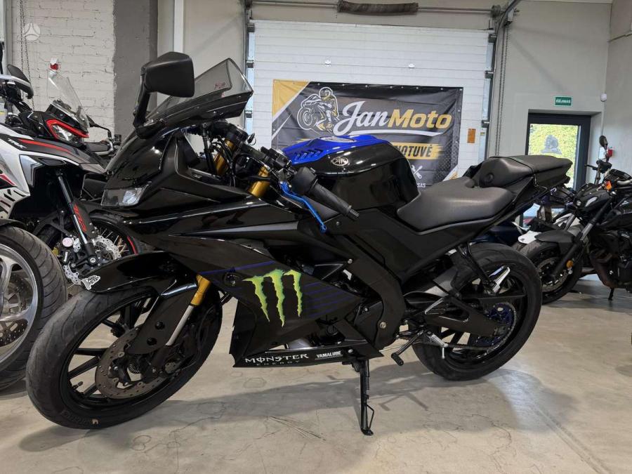 Black Yamaha YZF 2020 in Siauliai, with an engine capacity of 0.13 L and mileage of 18 thousand km for 3300 €, photo 19 on AUTOMOTO.COM.LV