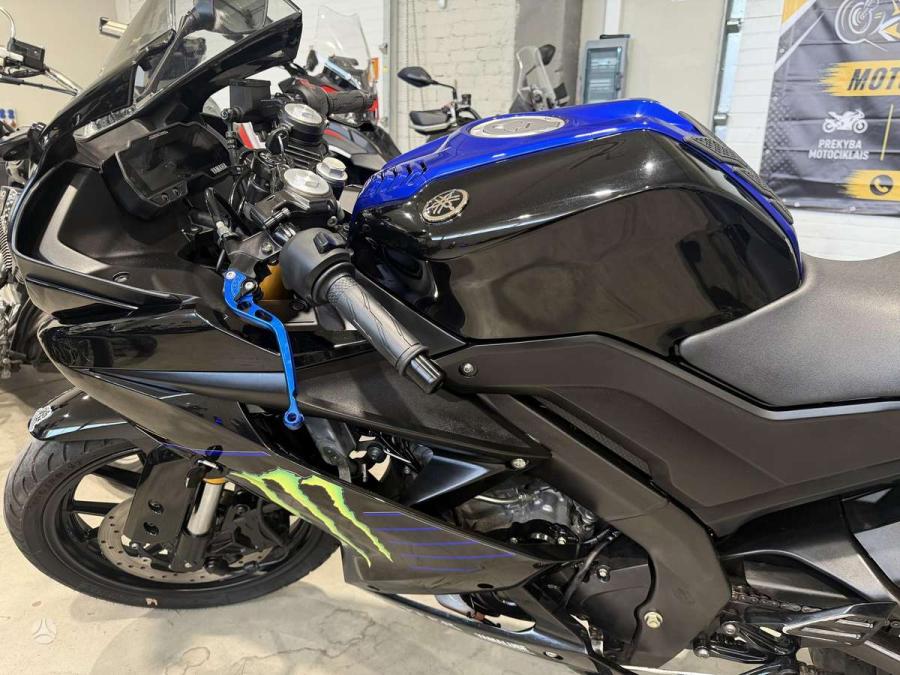 Black Yamaha YZF 2020 in Siauliai, with an engine capacity of 0.13 L and mileage of 18 thousand km for 3300 €, photo 24 on AUTOMOTO.COM.LV