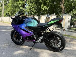 Black Yamaha YZF 2024 in Vilkaviskis, with an engine capacity of 0.13 L and mileage of 9 thousand km for 4199 €, photo 22 on AUTOMOTO.COM.LV