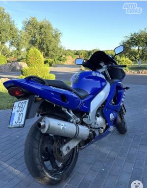 Blue Yamaha YZF 1999 in Mazeikiai, with an engine capacity of 0.60 L and mileage of 52 thousand km for 1380 €, photo 3 on AUTOMOTO.COM.LV