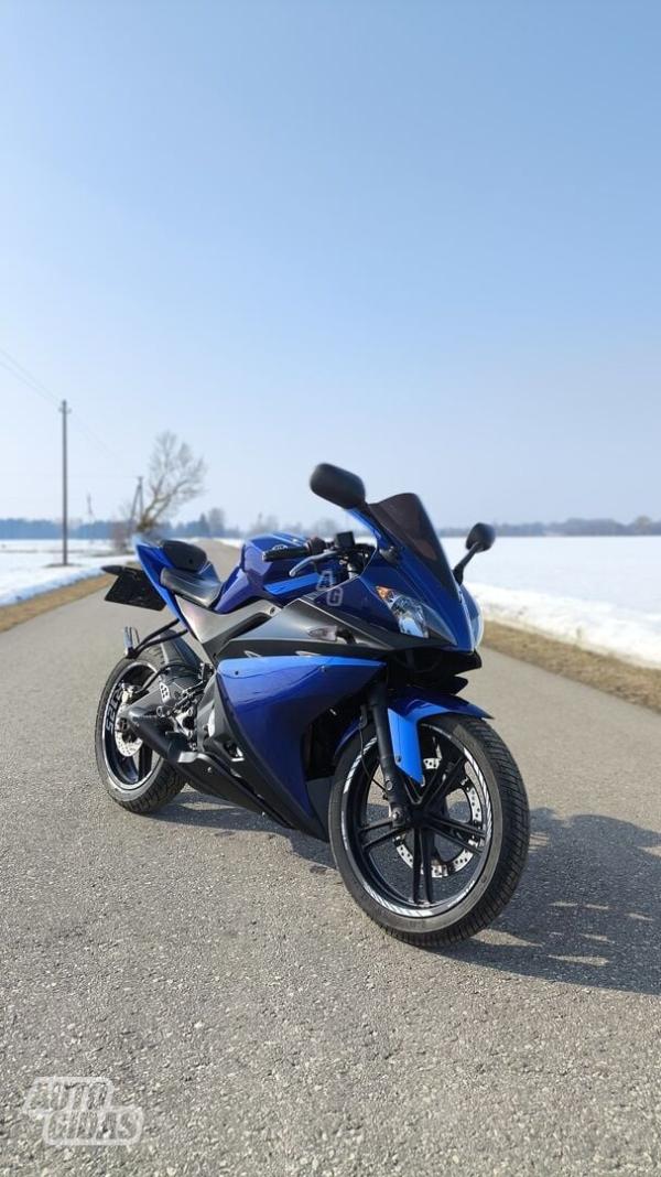 Blue Yamaha YZF 2008 in Vilnius, with an engine capacity of 0.13 L and mileage of 26 thousand km for 2000 €, photo 1 on AUTOMOTO.COM.LV