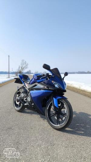 Blue Yamaha YZF 2008 in Vilnius, with an engine capacity of 0.13 L and mileage of 26 thousand km for 2000 €, photo  on AUTOMOTO.COM.LV