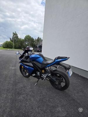 Blue Yamaha YZF 2008 in Mazeikiai, with an engine capacity of 0.13 L and mileage of 4 thousand km for 1799 €, photo 6 on AUTOMOTO.COM.LV
