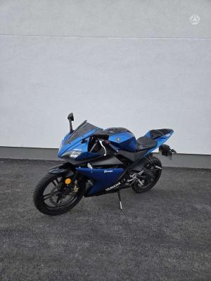 Blue Yamaha YZF 2008 in Mazeikiai, with an engine capacity of 0.13 L and mileage of 4 thousand km for 1799 €, photo 8 on AUTOMOTO.COM.LV