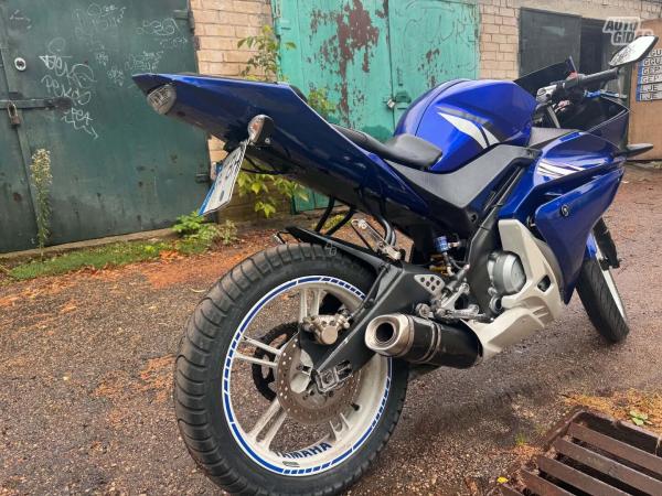 Zils Yamaha YZF 2008 Viļņa, ar dzinēja tilpumu 0.13 L un nobraukumu 70 tūkst. km par 1600 €, foto 4 vietnē AUTOMOTO.COM.LV