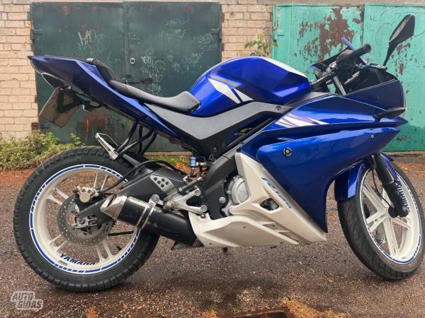 Zils Yamaha YZF 2008 Viļņa, ar dzinēja tilpumu 0.13 L un nobraukumu 70 tūkst. km par 1600 €, foto 5 vietnē AUTOMOTO.COM.LV