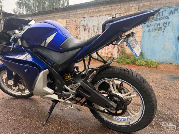 Zils Yamaha YZF 2008 Viļņa, ar dzinēja tilpumu 0.13 L un nobraukumu 70 tūkst. km par 1600 €, foto 7 vietnē AUTOMOTO.COM.LV