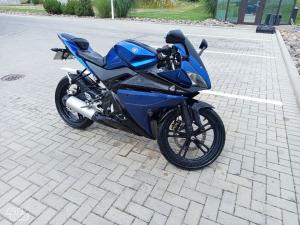 Blue Yamaha YZF 2008 in Taurage, with an engine capacity of 0.12 L and mileage of 1 thousand km for 1700 €, photo  on AUTOMOTO.COM.LV