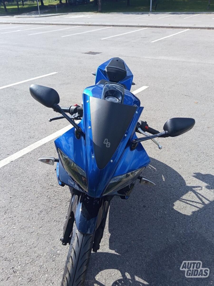 Blue Yamaha YZF 2008 in Taurage, with an engine capacity of 0.12 L and mileage of 1 thousand km for 1700 €, photo 3 on AUTOMOTO.COM.LV