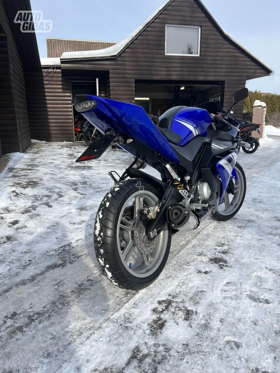 Blue Yamaha YZF 2009 in Prienai, with an engine capacity of 0.13 L and mileage of 17 thousand km for 2250 €, photo 6 on AUTOMOTO.COM.LV
