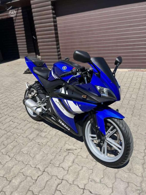 Blue Yamaha YZF 2009 in Prienai, with an engine capacity of 0.13 L and mileage of 17 thousand km for 2150 €, photo 2 on AUTOMOTO.COM.LV