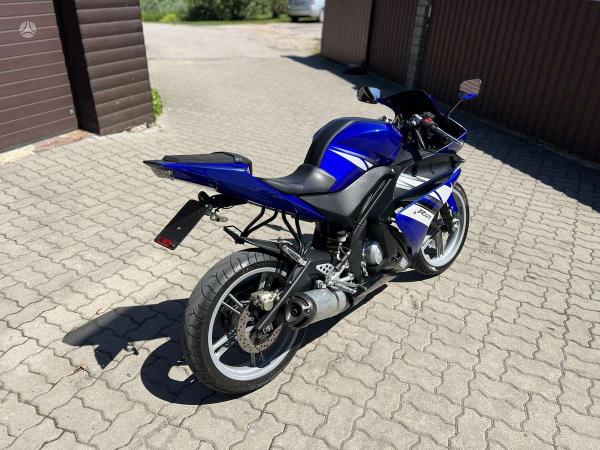 Blue Yamaha YZF 2009 in Prienai, with an engine capacity of 0.13 L and mileage of 17 thousand km for 2150 €, photo 7 on AUTOMOTO.COM.LV