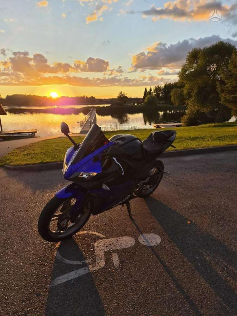 Zils Yamaha YZF 2009 Kupiškis, ar dzinēja tilpumu 0.13 L un nobraukumu 33 tūkst. km par 1800 €, foto 3 vietnē AUTOMOTO.COM.LV