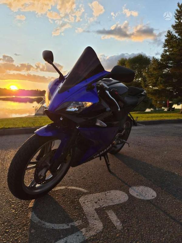 Blue Yamaha YZF 2009 in Kupiskis, with an engine capacity of 0.13 L and mileage of 33 thousand km for 1800 €, photo 8 on AUTOMOTO.COM.LV