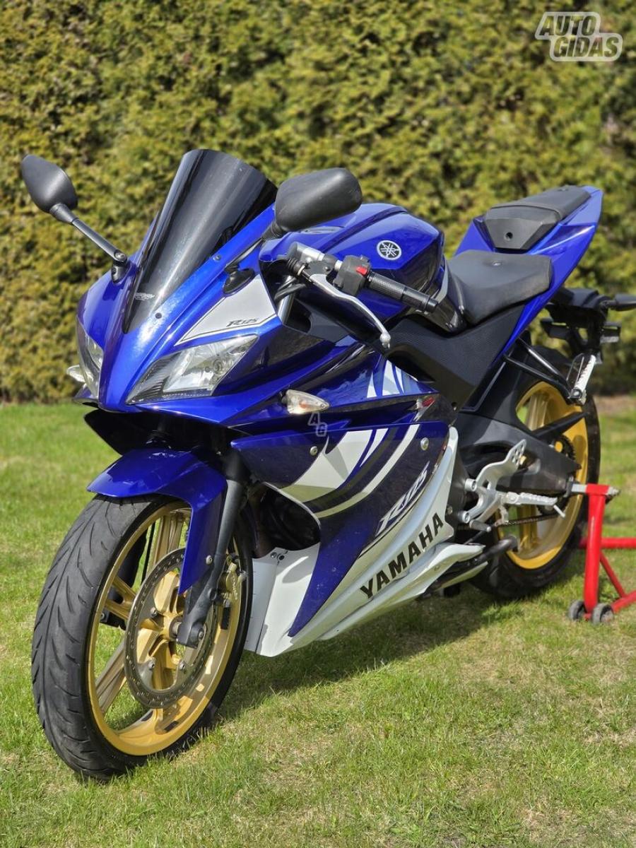 Blue Yamaha YZF 2010 in Vilnius, with an engine capacity of 0.13 L and mileage of 28 thousand km for 2250 €, photo 3 on AUTOMOTO.COM.LV