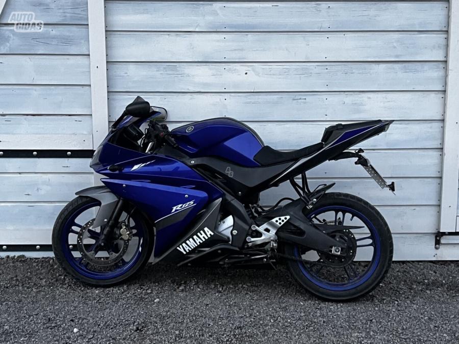 Zils Yamaha YZF 2013 Viļņa, ar dzinēja tilpumu 0.13 L un nobraukumu 0 tūkst. km par 2100 €, foto 5 vietnē AUTOMOTO.COM.LV