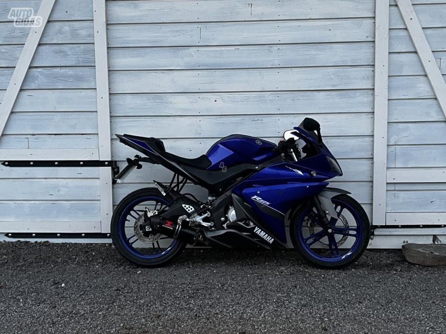 Zils Yamaha YZF 2013 Viļņa, ar dzinēja tilpumu 0.13 L un nobraukumu 0 tūkst. km par 2100 €, foto 10 vietnē AUTOMOTO.COM.LV