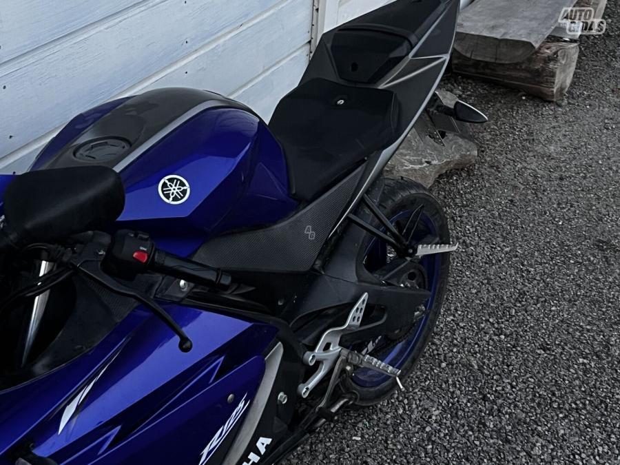 Zils Yamaha YZF 2013 Viļņa, ar dzinēja tilpumu 0.13 L un nobraukumu 0 tūkst. km par 2100 €, foto 11 vietnē AUTOMOTO.COM.LV