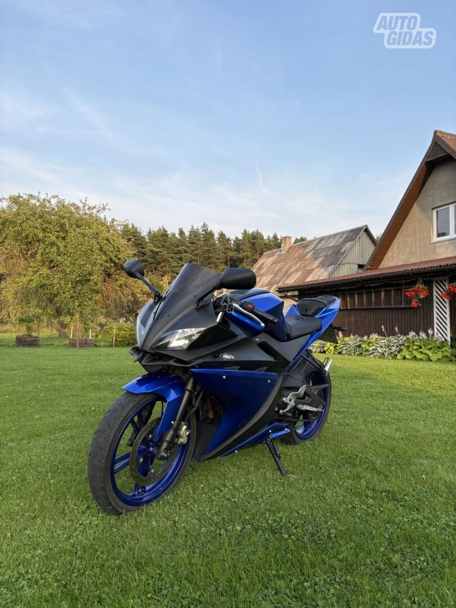 Blue Yamaha YZF 2013 in Mazeikiai, with an engine capacity of 0.13 L and mileage of 53 thousand km for 1750 €, photo 1 on AUTOMOTO.COM.LV