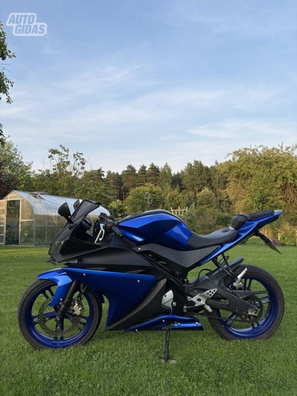 Blue Yamaha YZF 2013 in Mazeikiai, with an engine capacity of 0.13 L and mileage of 53 thousand km for 1750 €, photo 2 on AUTOMOTO.COM.LV