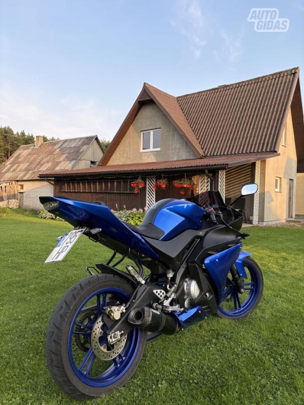 Blue Yamaha YZF 2013 in Mazeikiai, with an engine capacity of 0.13 L and mileage of 53 thousand km for 1750 €, photo 5 on AUTOMOTO.COM.LV