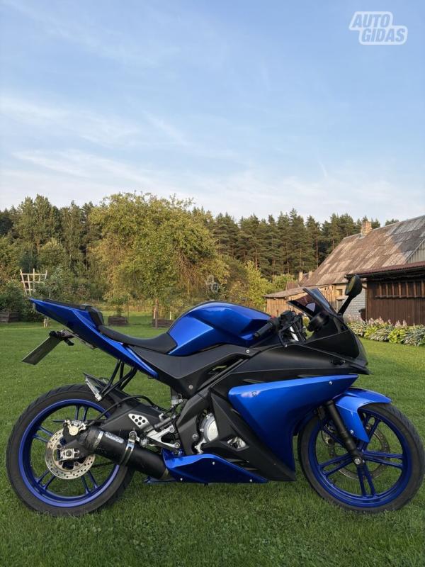 Blue Yamaha YZF 2013 in Mazeikiai, with an engine capacity of 0.13 L and mileage of 53 thousand km for 1750 €, photo 6 on AUTOMOTO.COM.LV