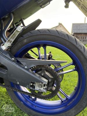 Blue Yamaha YZF 2013 in Mazeikiai, with an engine capacity of 0.13 L and mileage of 53 thousand km for 1750 €, photo 14 on AUTOMOTO.COM.LV
